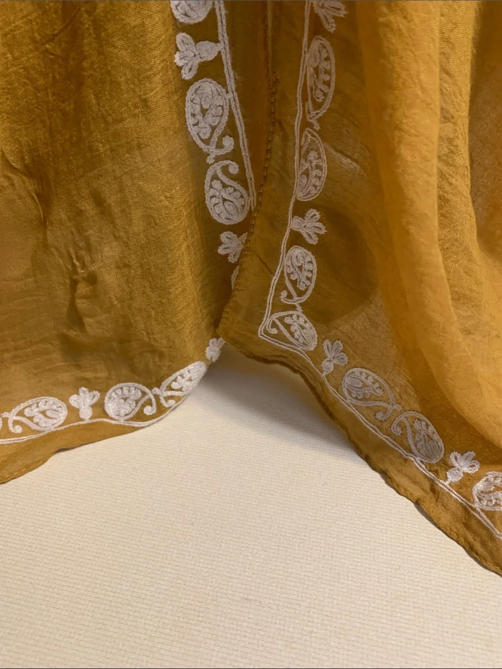 Shyanne | Kimonos & Yukatas | Shyanne Caremel Colored Embroidered Open ...